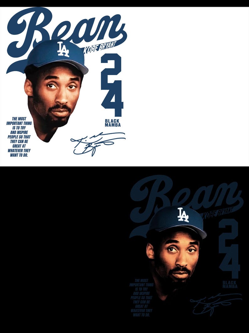 Kobe Bryant 30 Premium PNG Design Bundle | From College to NBA | *3 ...