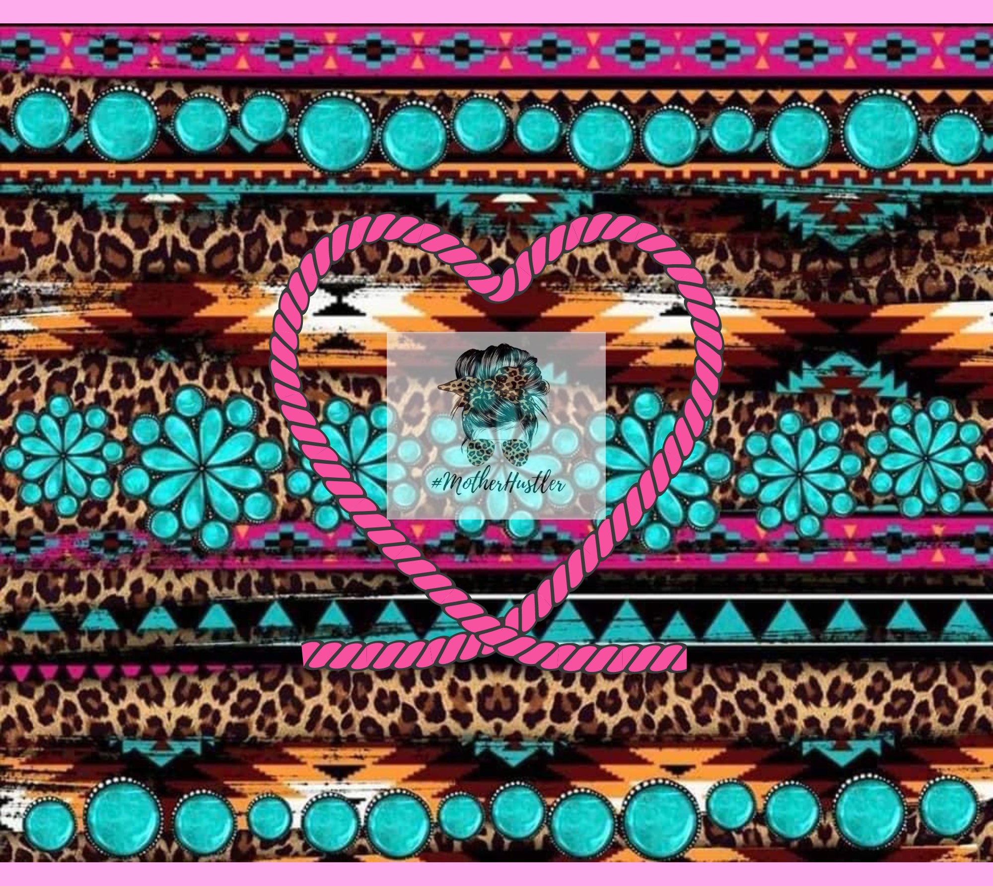 Aztec Rope - Tumbler Design - 4000x3560px - Etsy