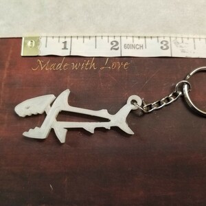 Shark Keychain in Glow in the Dark - Zipper Charm Shark for Men and ...