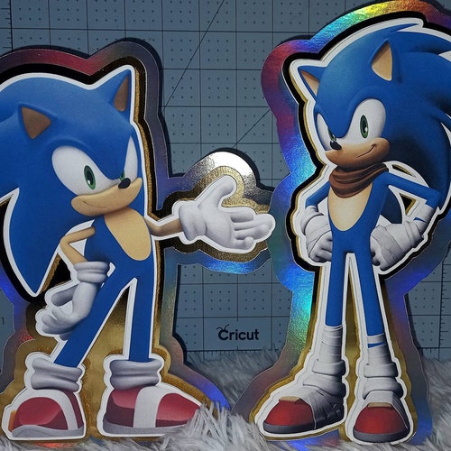 Sonic the Hedgehog Table Stand Decoration - Etsy