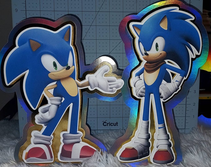 Sonic the Hedgehog Table Stand Decoration - Etsy