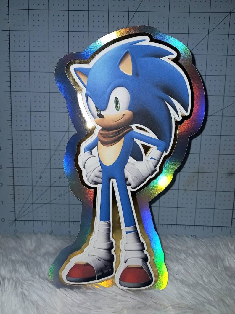 Sonic the Hedgehog Table Stand Decoration - Etsy
