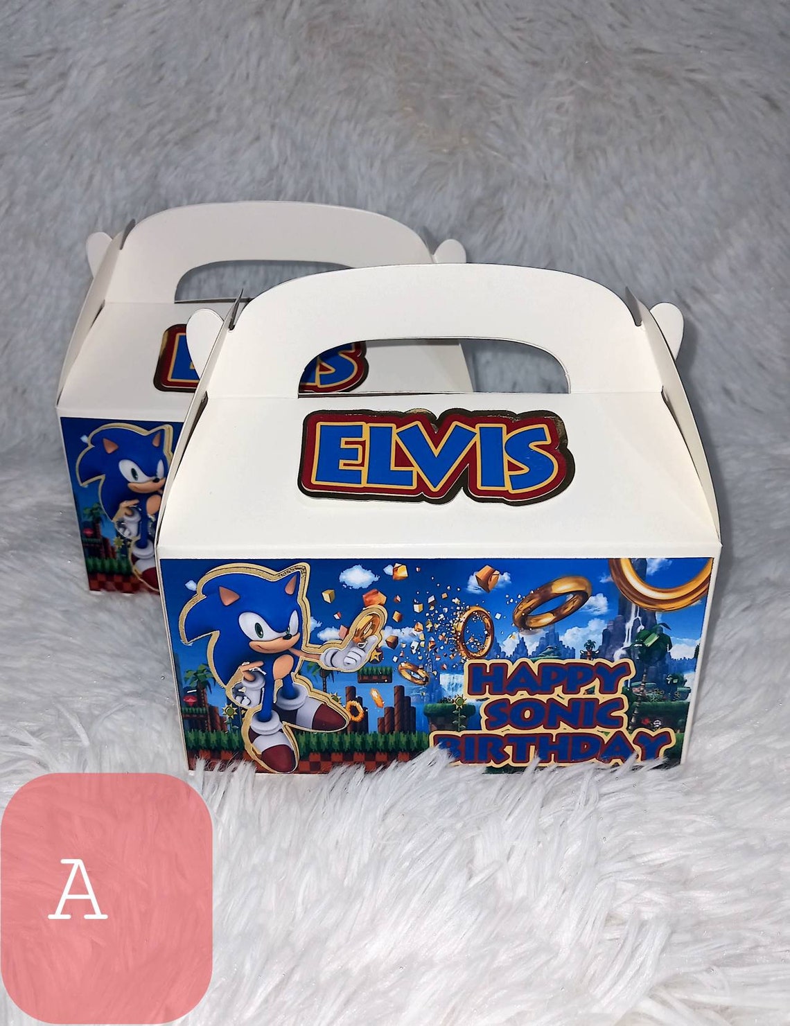Sonic Gable Boxes Sonic Birthday Decor - Etsy