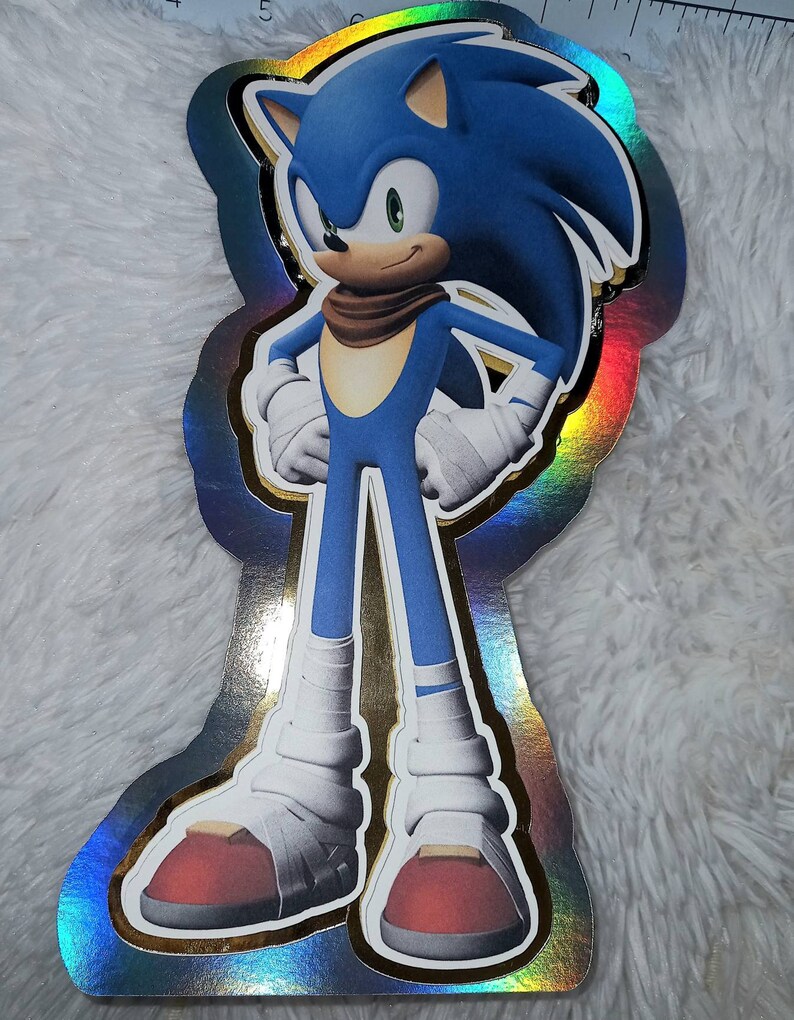 Sonic the Hedgehog Table Stand Decoration - Etsy