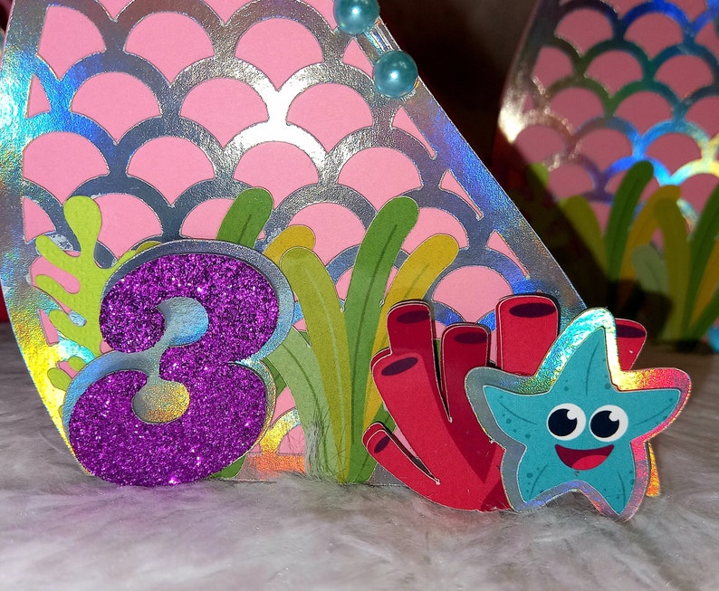 Mermaid Tail Party Favor Boxes. Mermaid Tail Boxes for Candy or ...