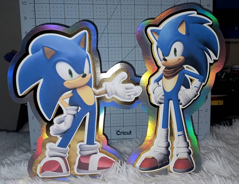 Sonic the Hedgehog Table Stand Decoration - Etsy