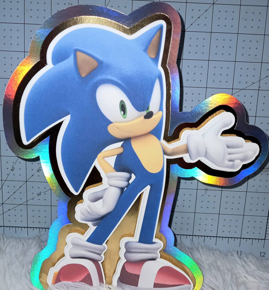 Sonic the Hedgehog Table Stand Decoration - Etsy