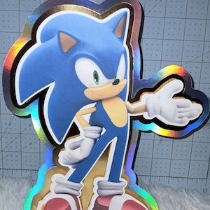 Sonic the Hedgehog Table Stand Decoration - Etsy