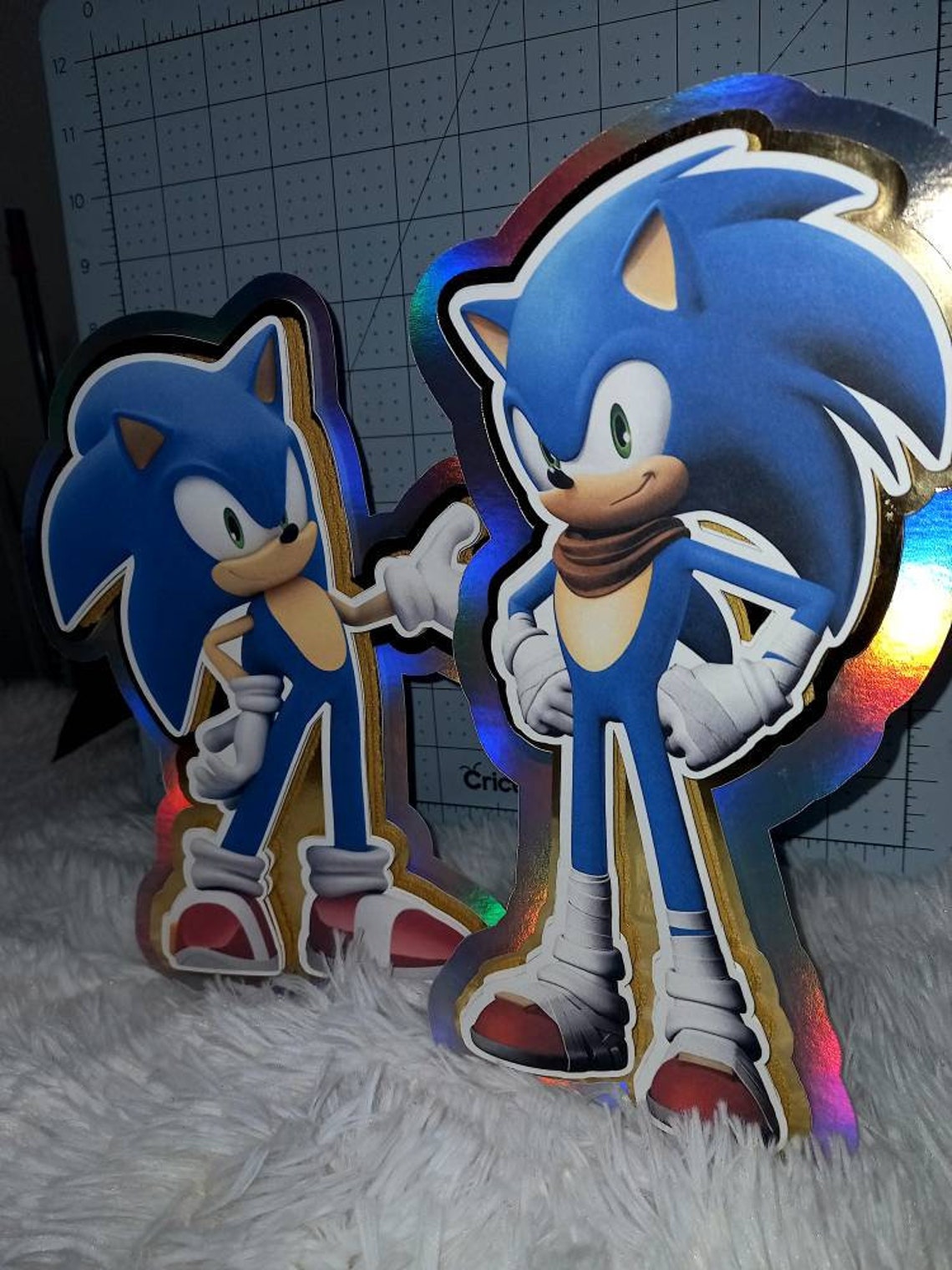 Sonic the Hedgehog Table Stand Decoration - Etsy