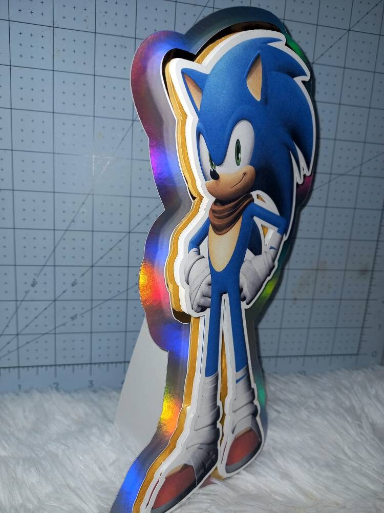 Sonic the Hedgehog Table Stand Decoration - Etsy
