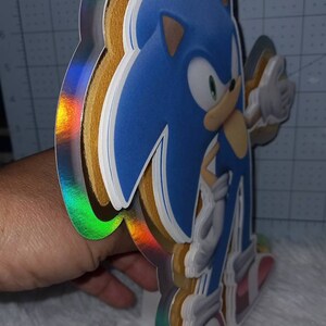 Sonic the Hedgehog Table Stand Decoration - Etsy