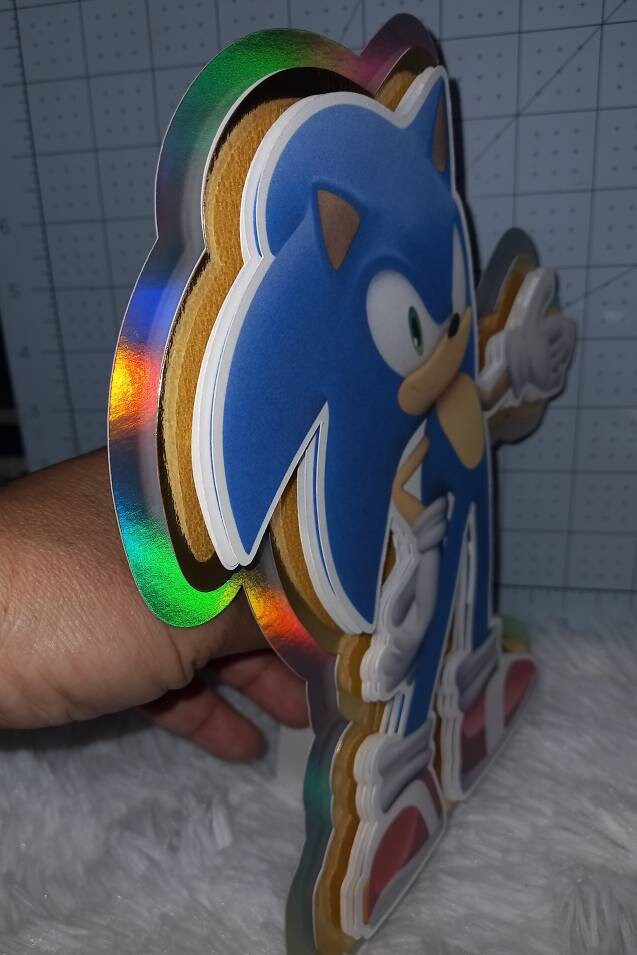 Sonic the Hedgehog Table Stand Decoration - Etsy