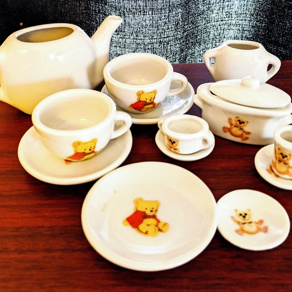 Bear Tea Set - Etsy