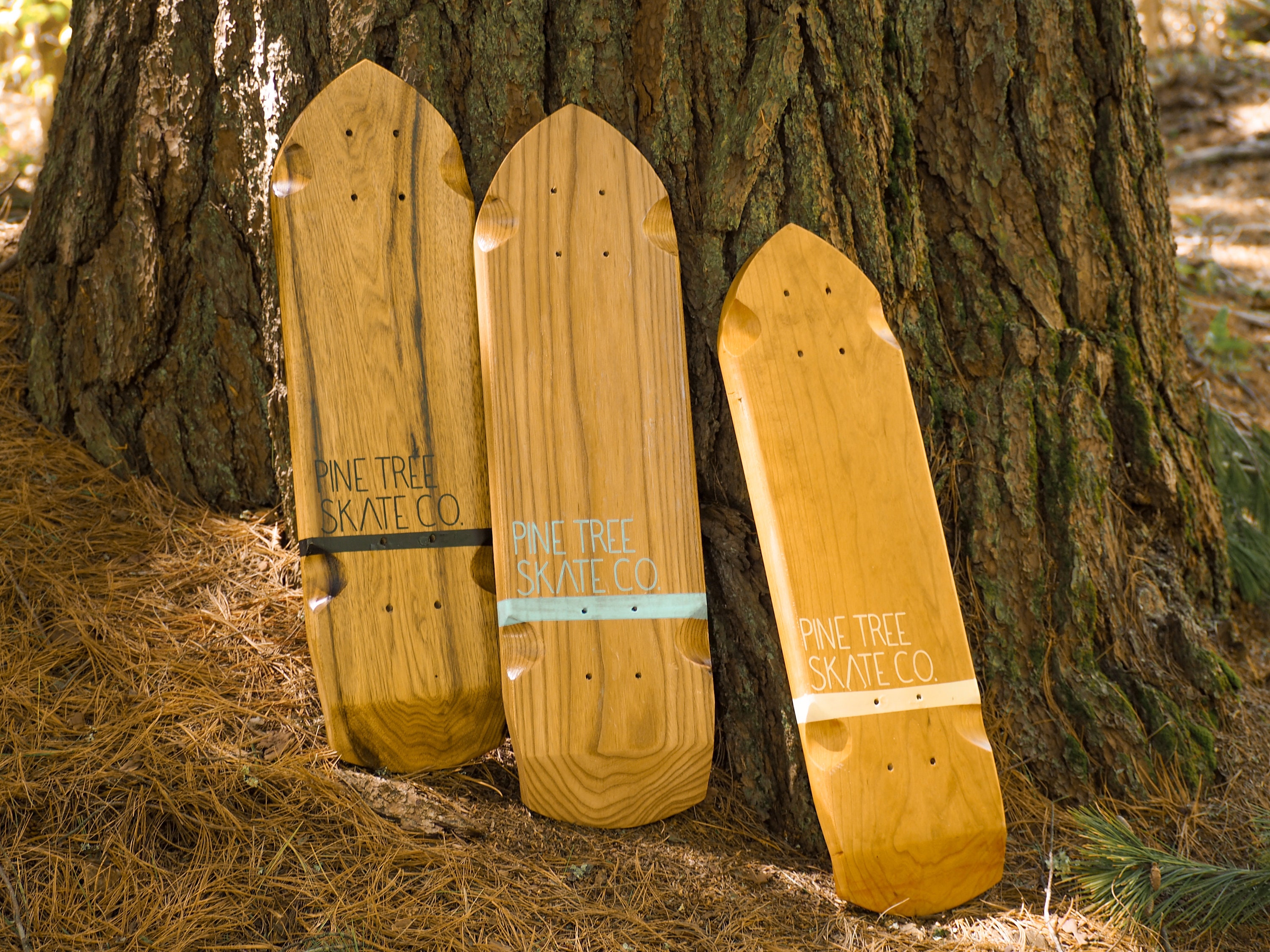 24" Handmade Cruiser Deck — Elm — Solid Series — Pine Tree Skate Co. - Etsy