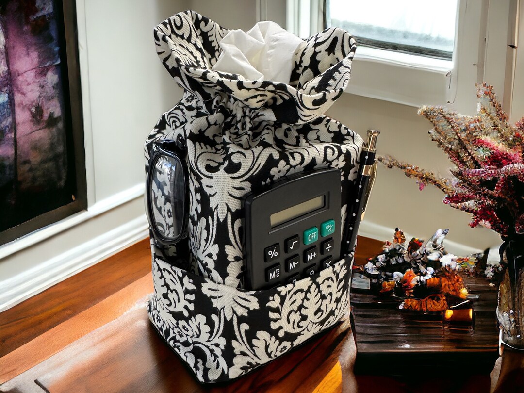 Tissue Box Cover With Pockets Get Well Gift Office Tissue Box and ...