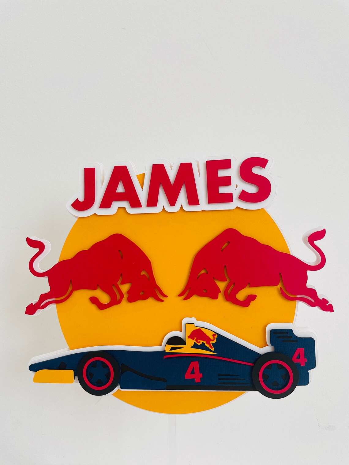 Personalized F1 Cake Topper Mercedes Formula 1 Cake Topper | Etsy