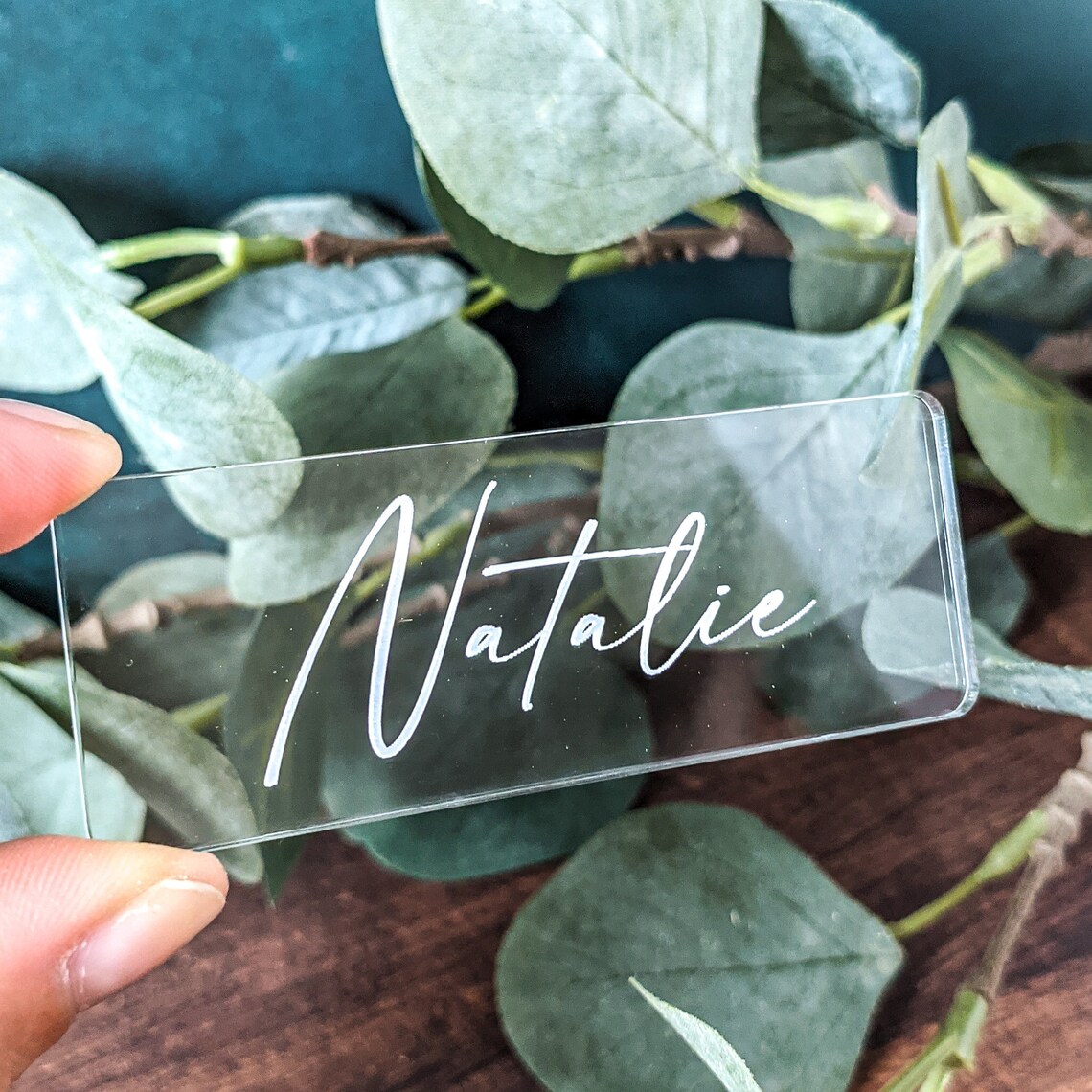 Acrylic Table Place Name Wedding Table Décor Personalised - Etsy UK