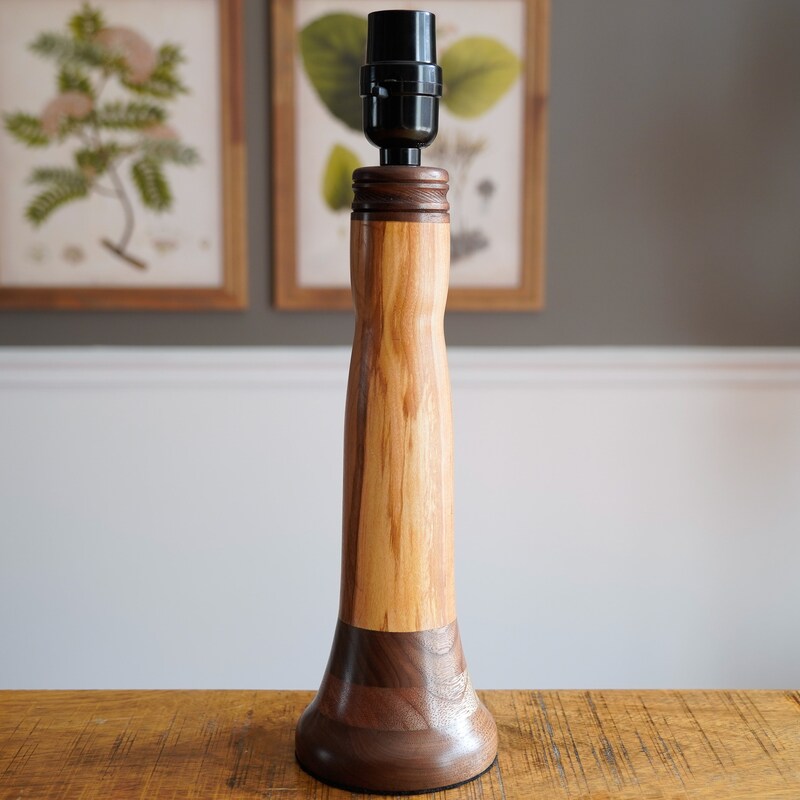 Handmade Wood Lamp - Etsy