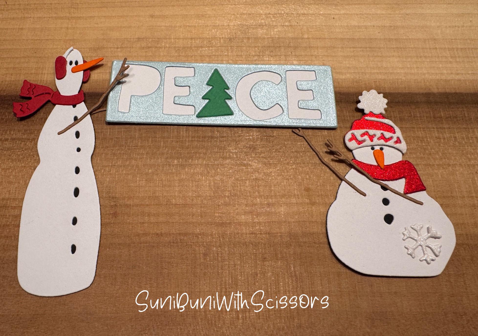 8 Snowmen Cutouts - Twig & Stump for Christmas - Etsy