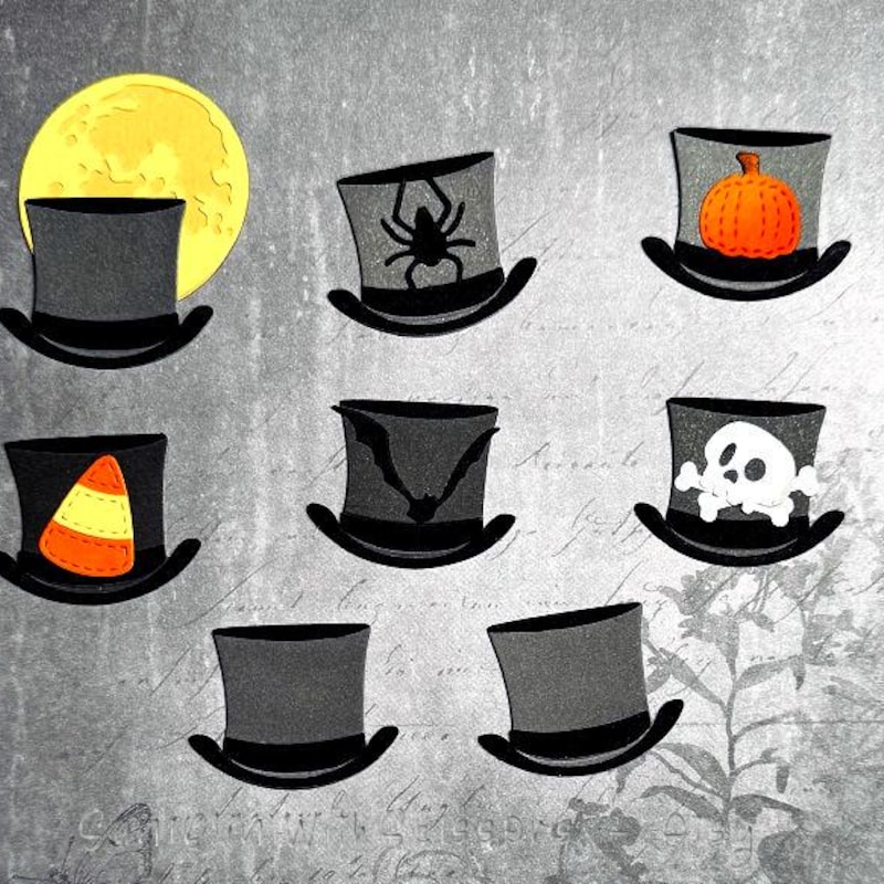 Halloween Top Hat - Etsy