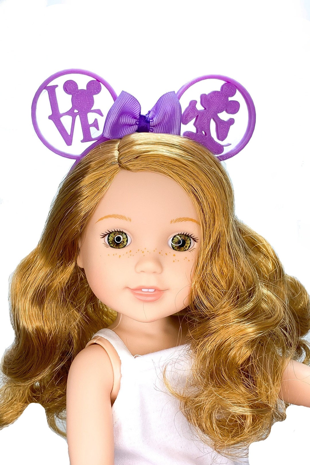 Mouse Ears for 14 Doll, Mickey Ears for 14 Doll, 3D Printed Mouse Ears ...