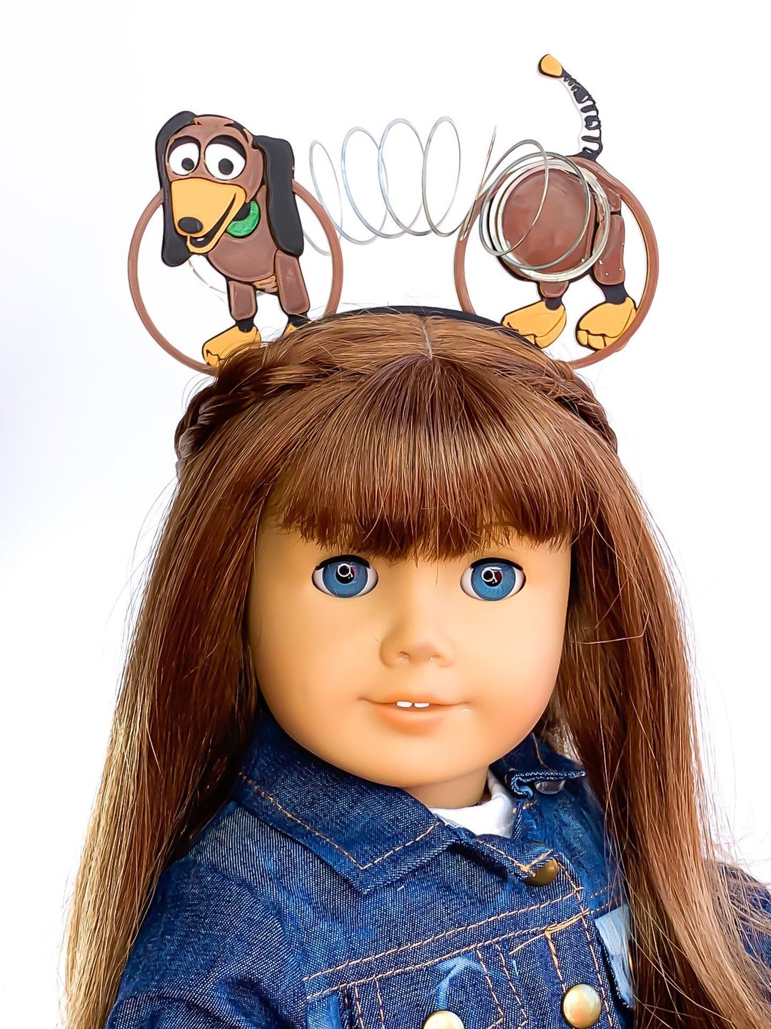 Mickey Ears for 18 Doll, Toy Dog Theme, Headband Fits Most 18 Dolls ...