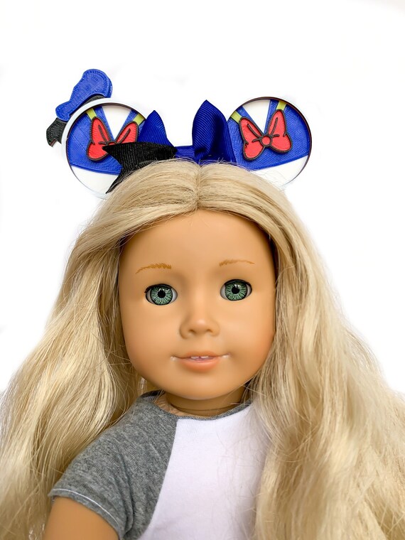 Doll Clothing Minnie Inspired Ears Headband for 18 doll 3D Printed Ears ...