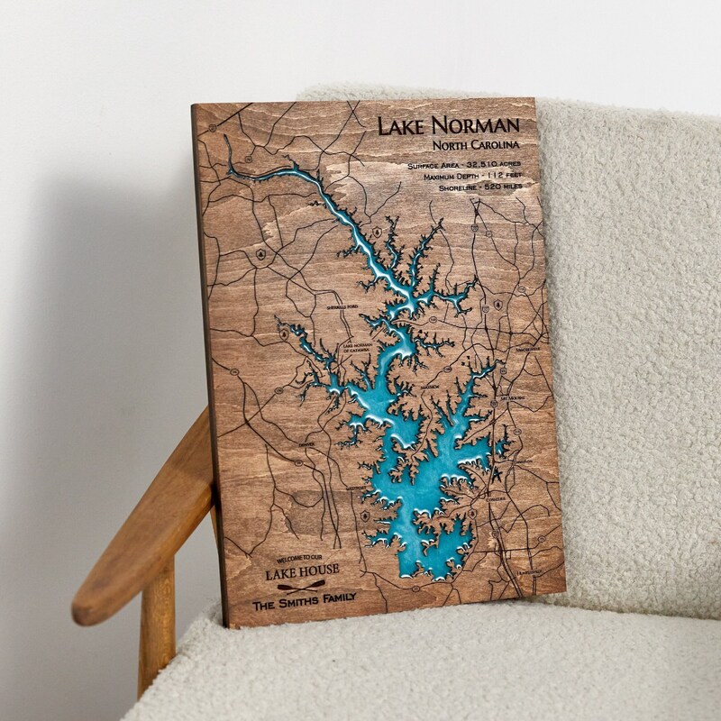 Epoxy River Map - Etsy UK
