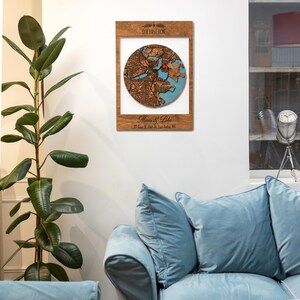 Custom 3D Wood Heart Map: First Home Gift, Personalized Wall Art - Etsy