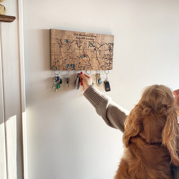 Wall Key Holder Personalized Key Holder - Etsy