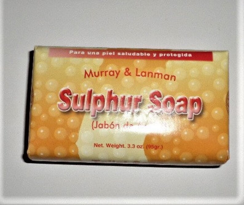 Sulphur Bar Soap Healing Sulphur Bar Soap Sulphur Body Soap Etsy