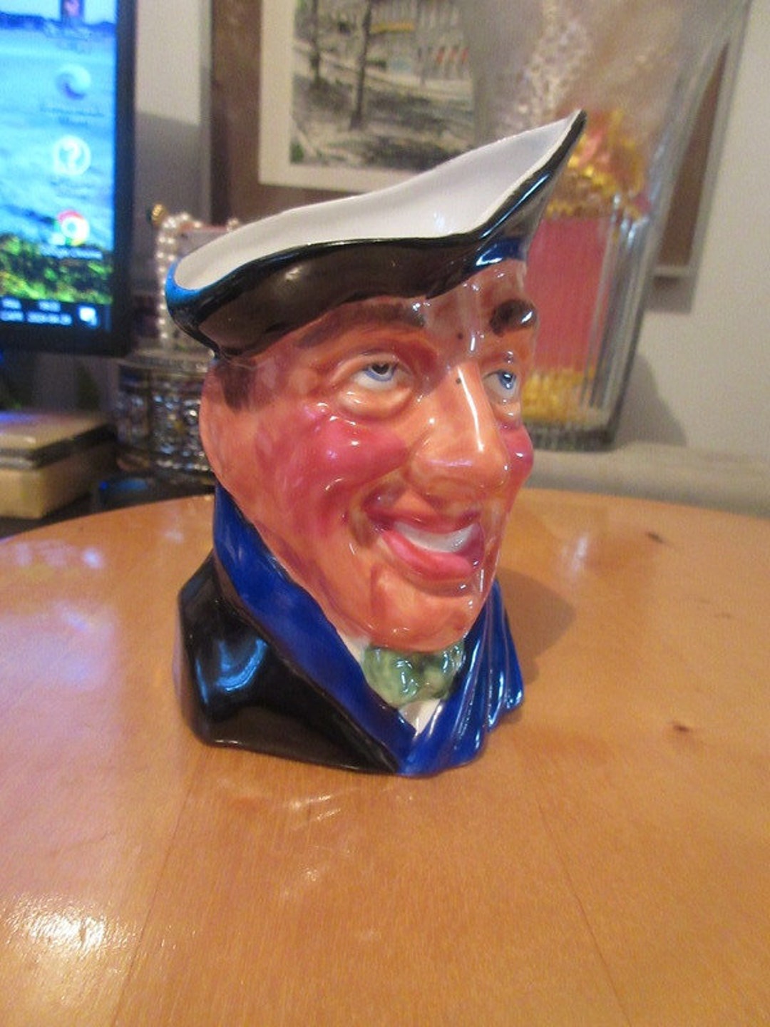 B25 Vintage Porcelain Head Vase Thorley Bone China Toby Mug Jock ...