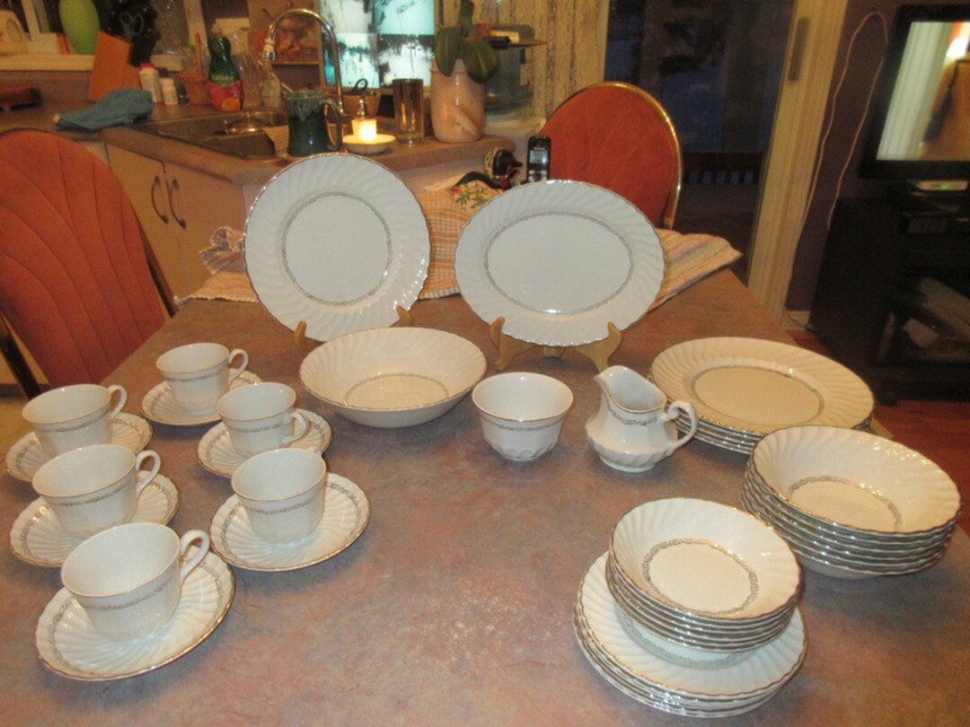 7B Set Dinnerware for 6 Persons 41 Pieces Swinnertons Staffordshire ...