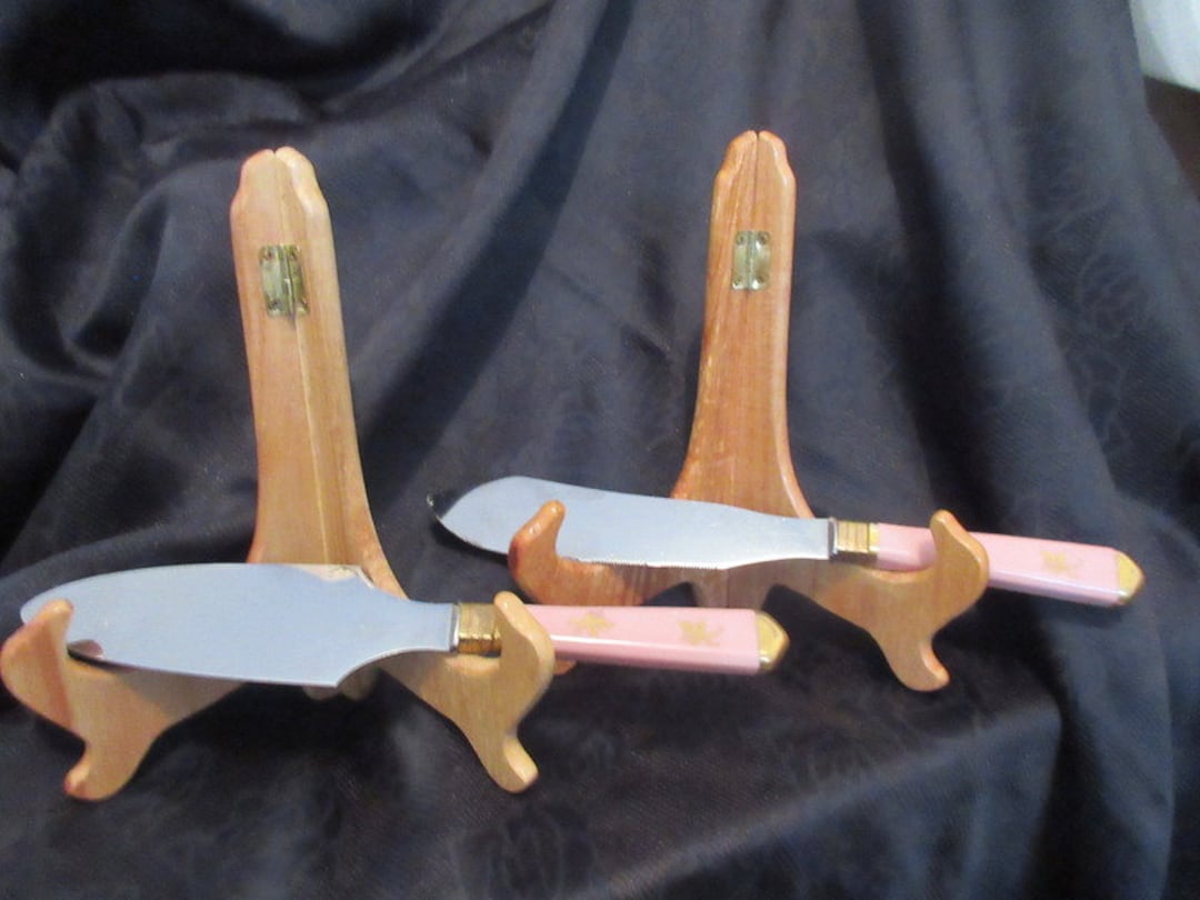 W1 Vintage Cake Knive and Spatula Server Bakelite Handle Color Silver ...