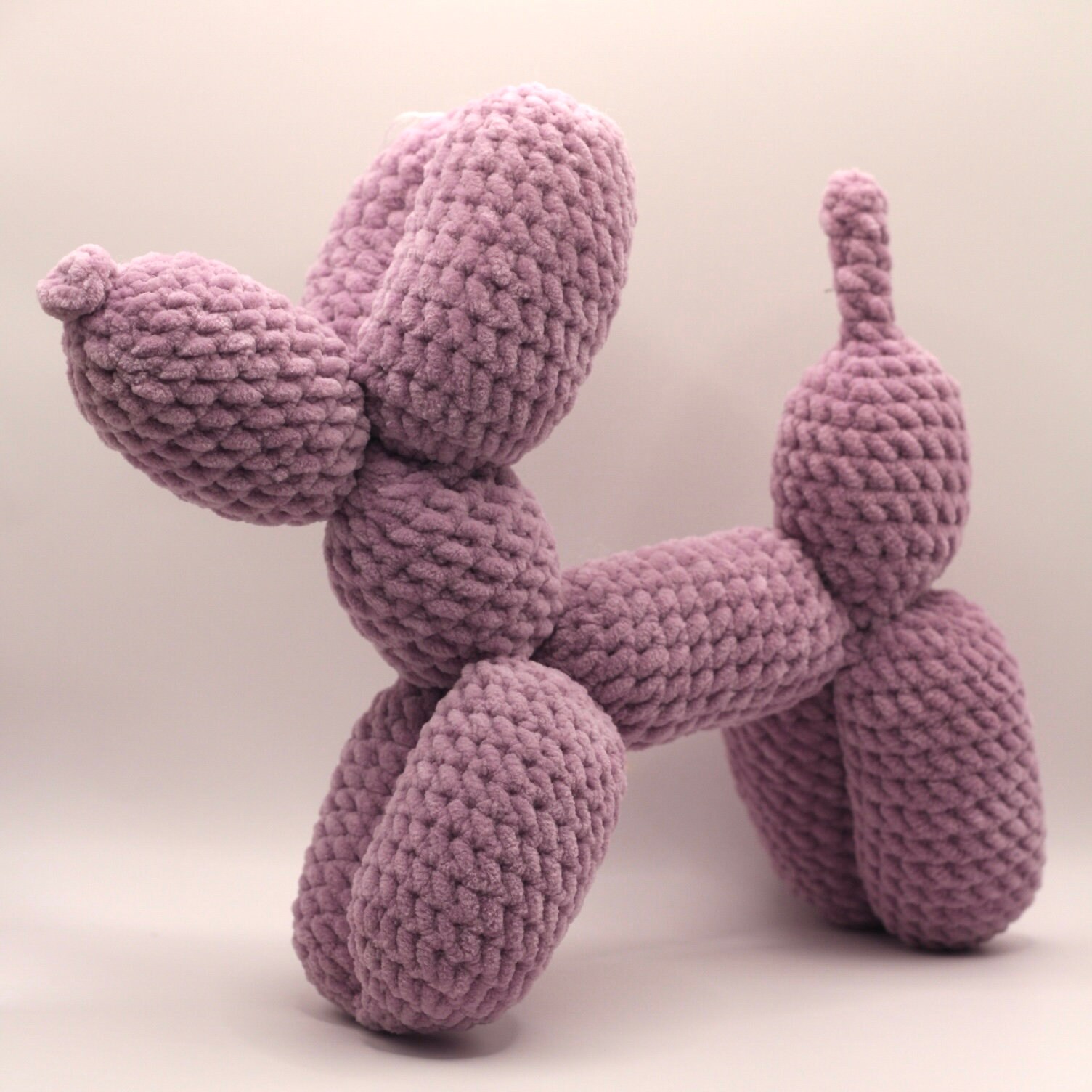 Balloon Dog Crochet Plush - Etsy