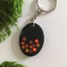 Fall Leaf Keychain, Shimmering Keychain, Keyring, Handmade Car Vehicle ...