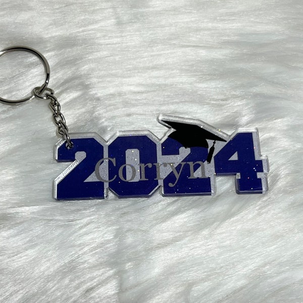 Graduation Keychain - Etsy