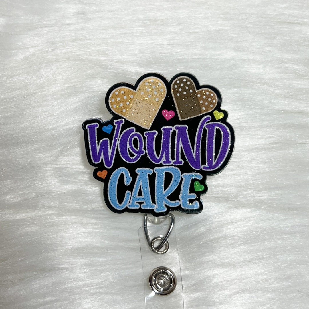 Wound Care Badge Reel, Wound Care Nurse, Nurse Practitioner, Wound Care ...