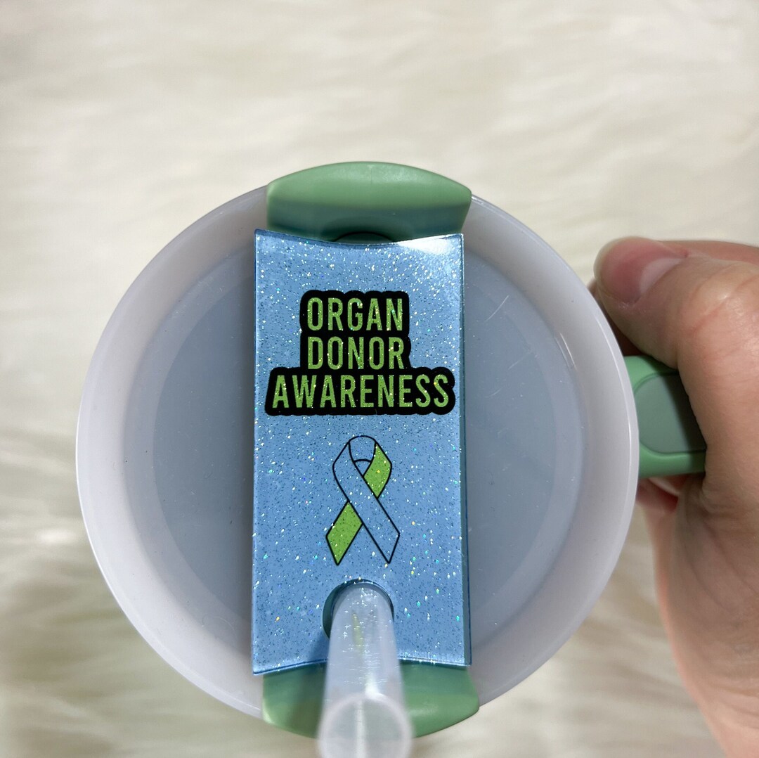 Organ Donor Tumbler Tag, Organ Donation Awareness, Nurse Tumbler Tag ...