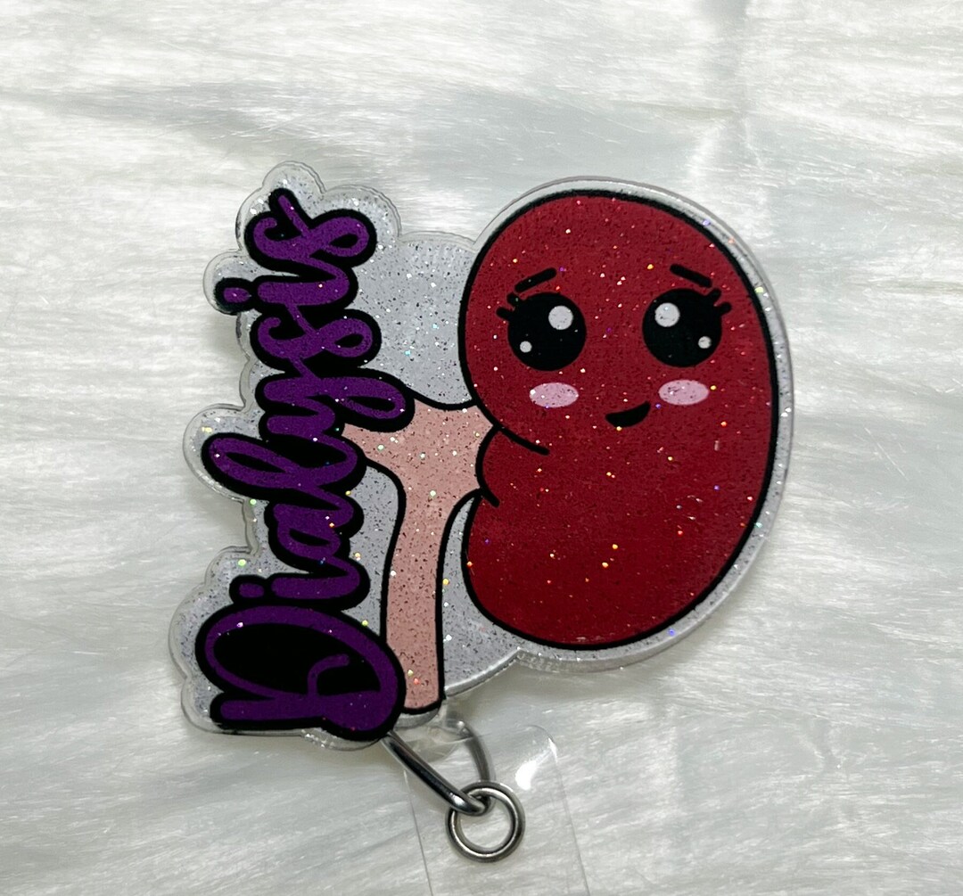 Custom Kidney Dialysis Badge Reel, Dialysis Nurse Badge Reel, Kidney ...