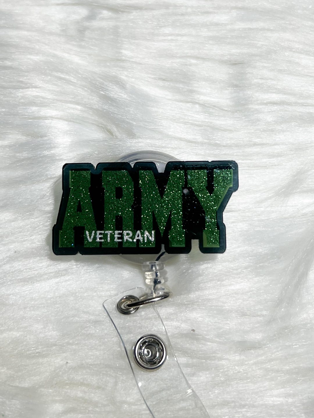 Army Veteran Badge Reel, Military Badge Reel, US Army Badge Reel, RN ...