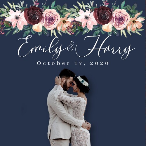 Fall in Love Fall Wedding Decor Photo Booth Backdrop - Etsy