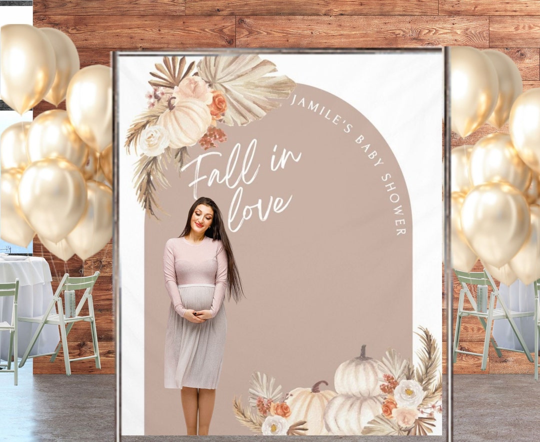Fall Baby Shower Decorations, Baby Shower Backdrop , Photo Booth ...