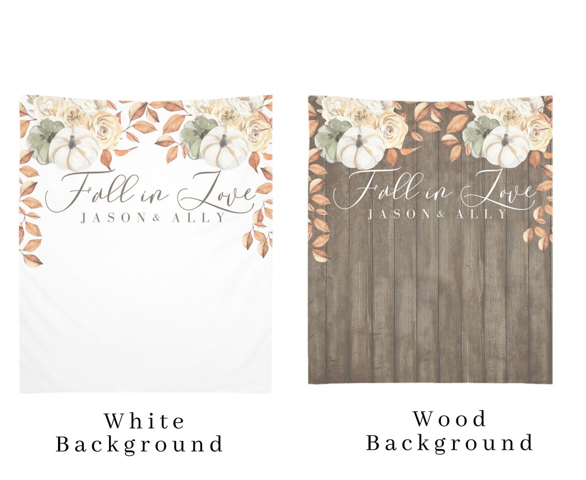 Fall wedding decor Wedding Decoration Photo booth backdrop | Etsy