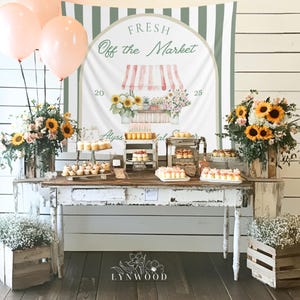 Fresh off the Market, Fresh off the Market Bridal Shower Decor ...