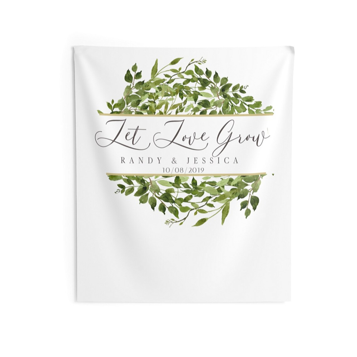 Let Love Grow wedding Arch Decor Wedding Backdrop Photo | Etsy