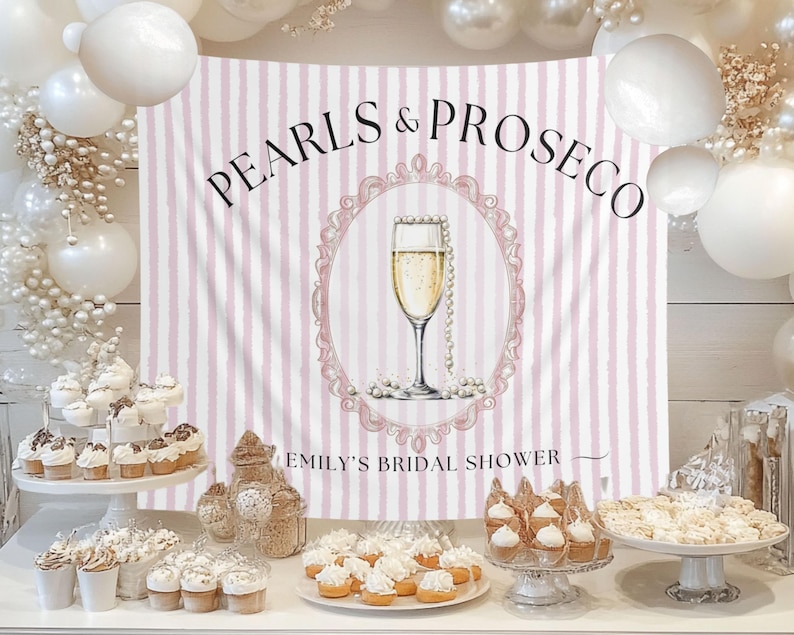 Pearls and Prosecco, Pearls and Prosecco Bridal Shower, Bridal Shower ...