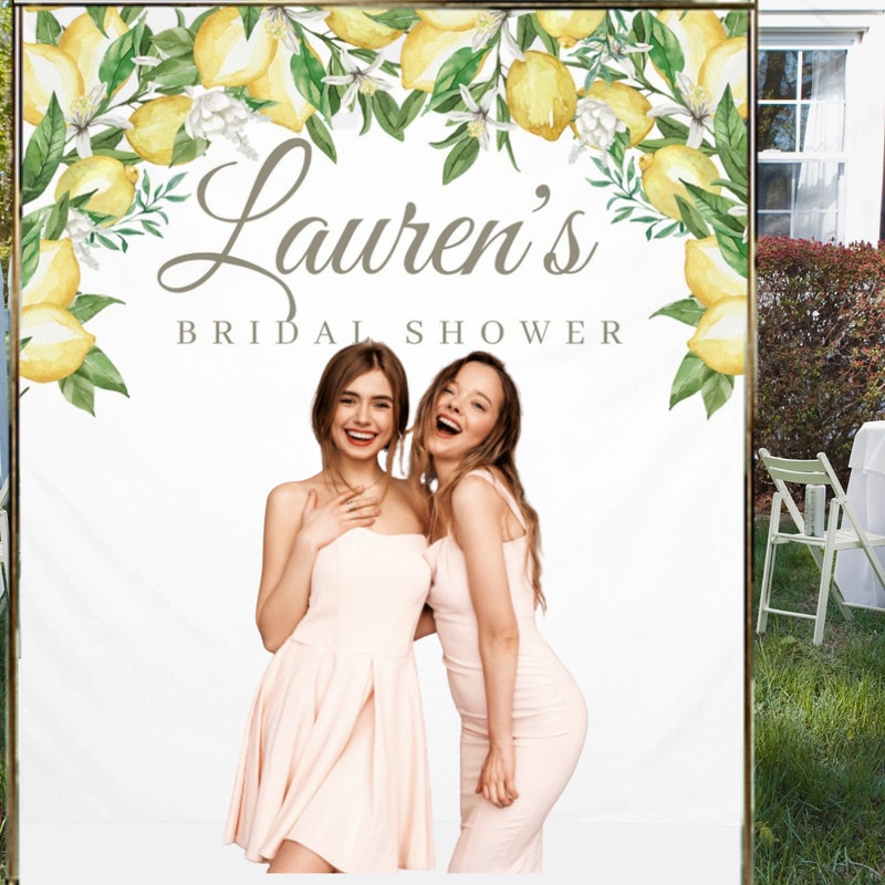 Lemon Backdrop - Etsy