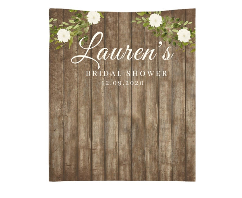 Rustic Bridal Shower Decorations Photo Booth Backdrop Rustic - Etsy