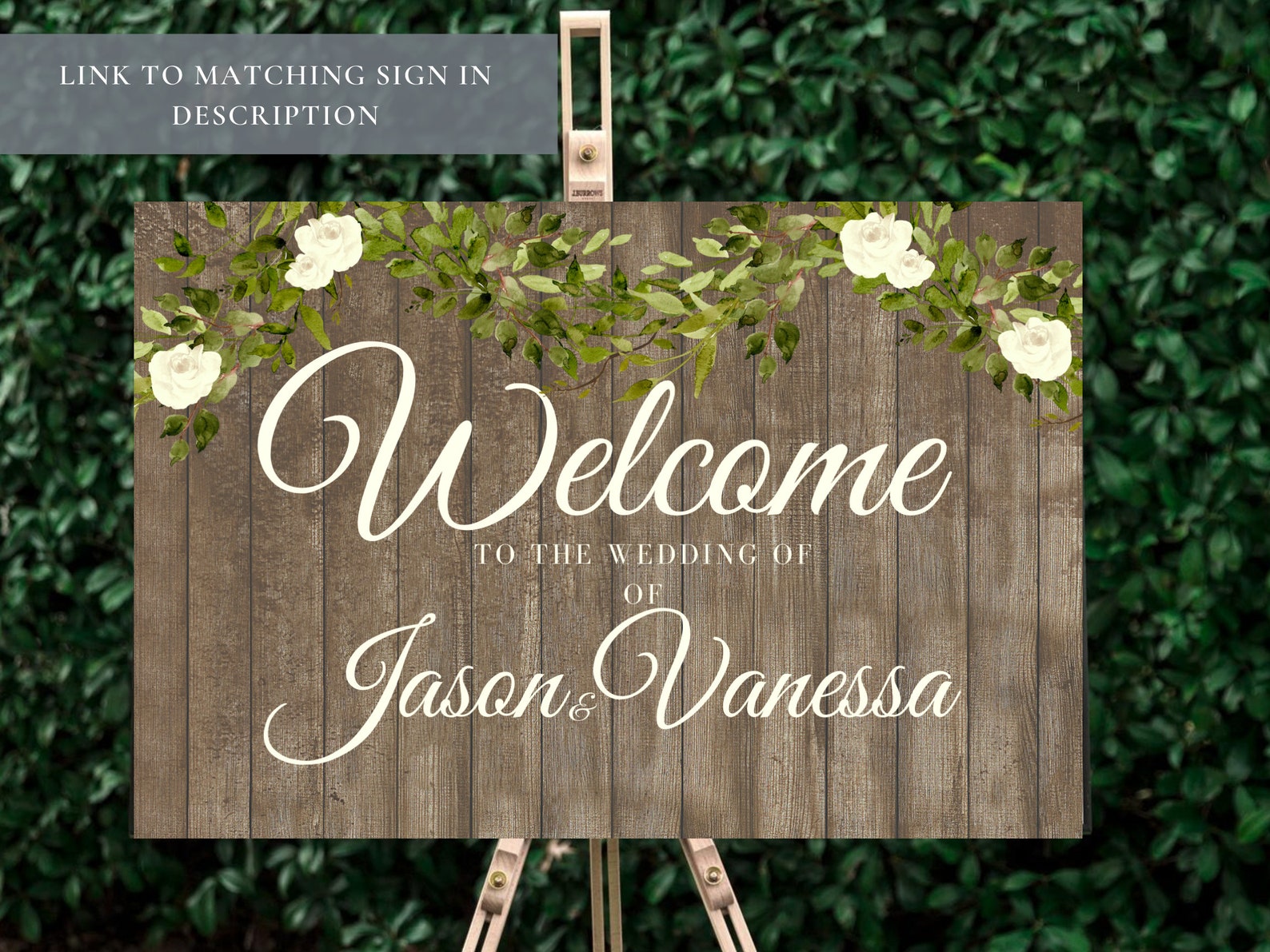 Rustic Wedding Decor, Wedding Backdrop for Reception, Photo Booth ...